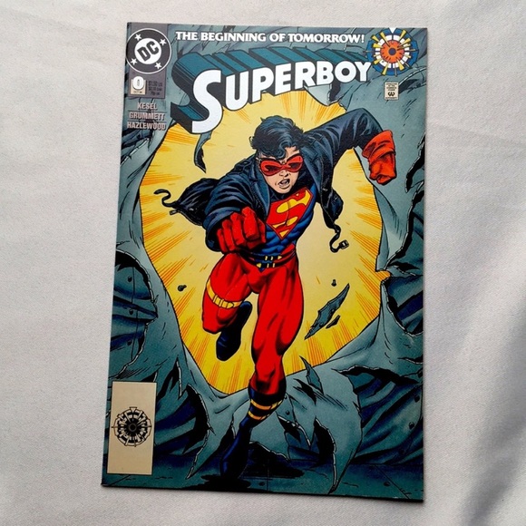 DC Comics | Other | Superboy Oct 94 Dc Comics Vintage Rare Upc Logo | Poshmark